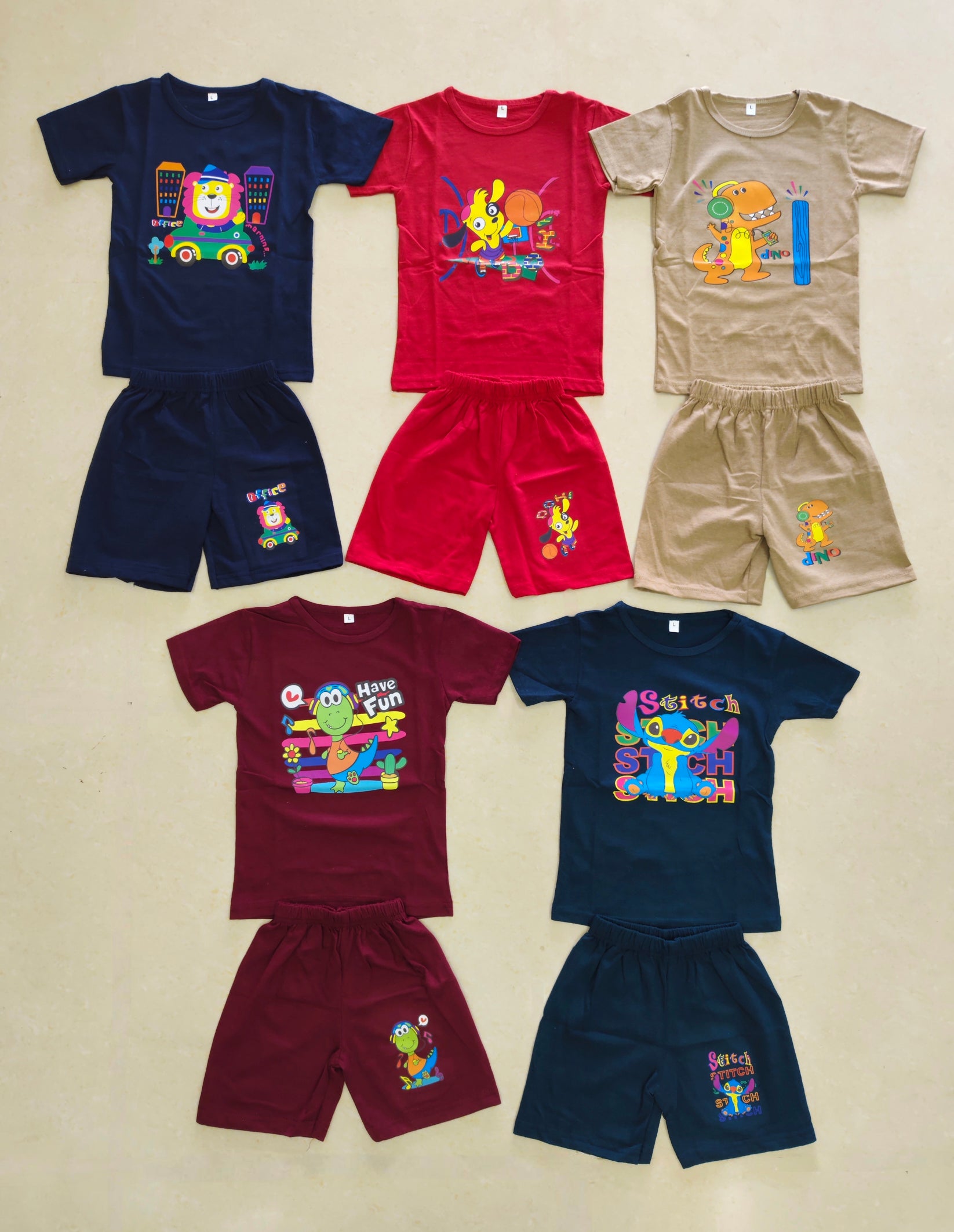 5 T Shirts + 5 Shorts Kids Combo Rs. 499 Only – NammaKids