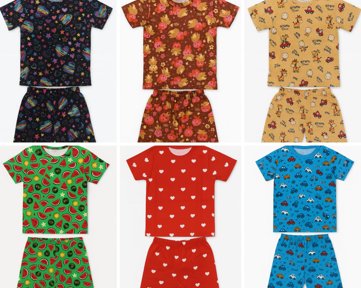 5 T Shirts + 5 Shorts Kids Combo Rs. 599 Only – NammaKids